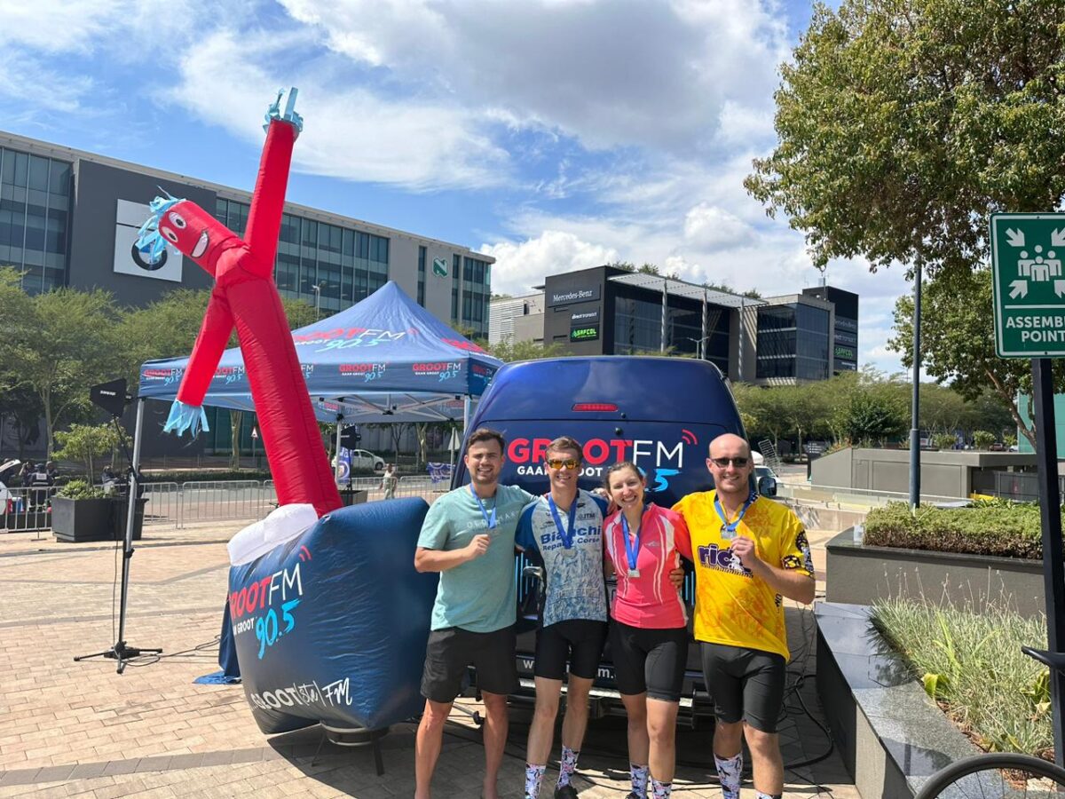 Gauteng Trappers cycles 105 km and triples its target to raise R15 000 ...